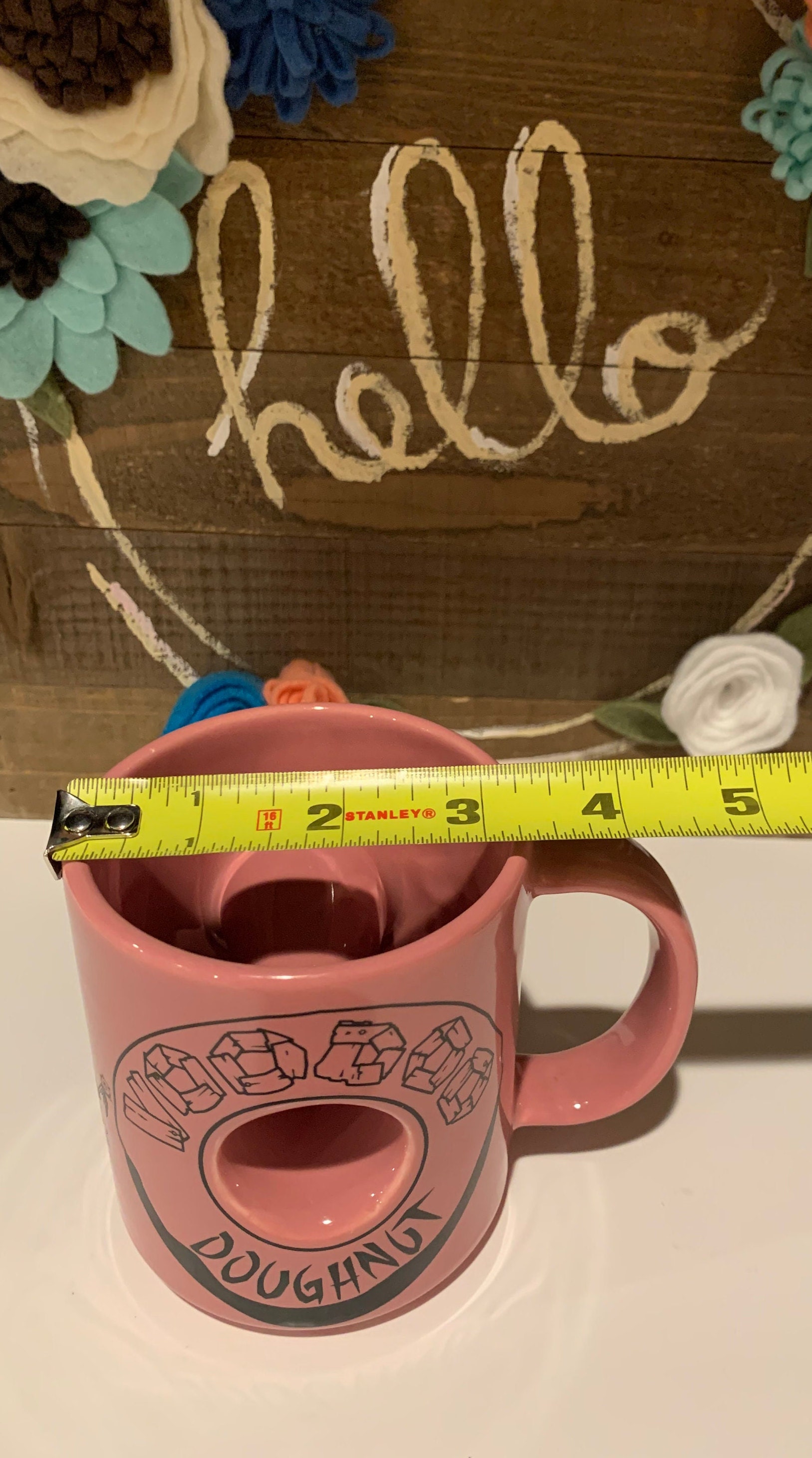 Voodoo Donut the Magic is in the Hole Pink Coffee Mug | Etsy