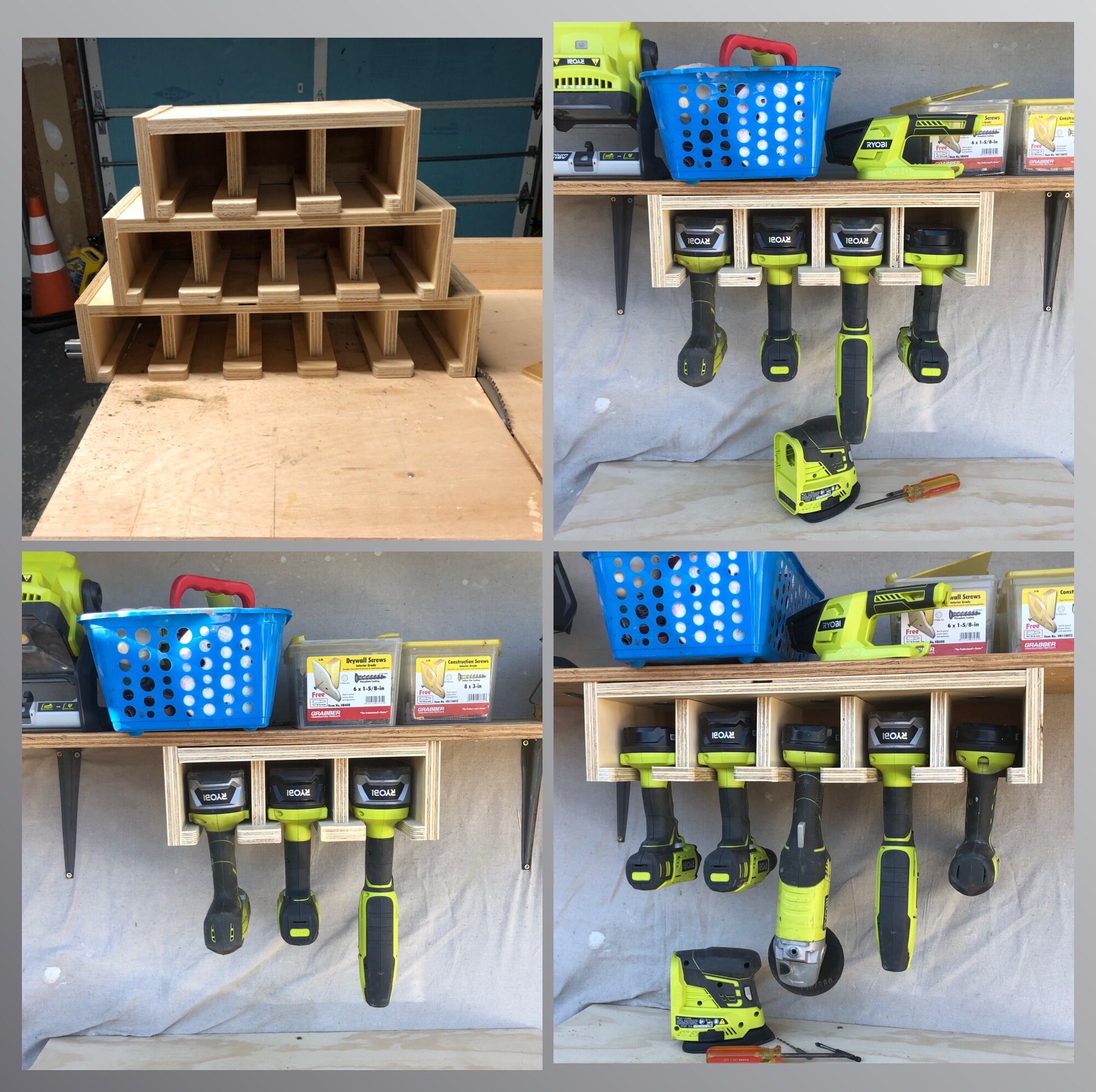 5 Tool Battery Powered Too Storage Unit UNDER SHELF Model - Etsy