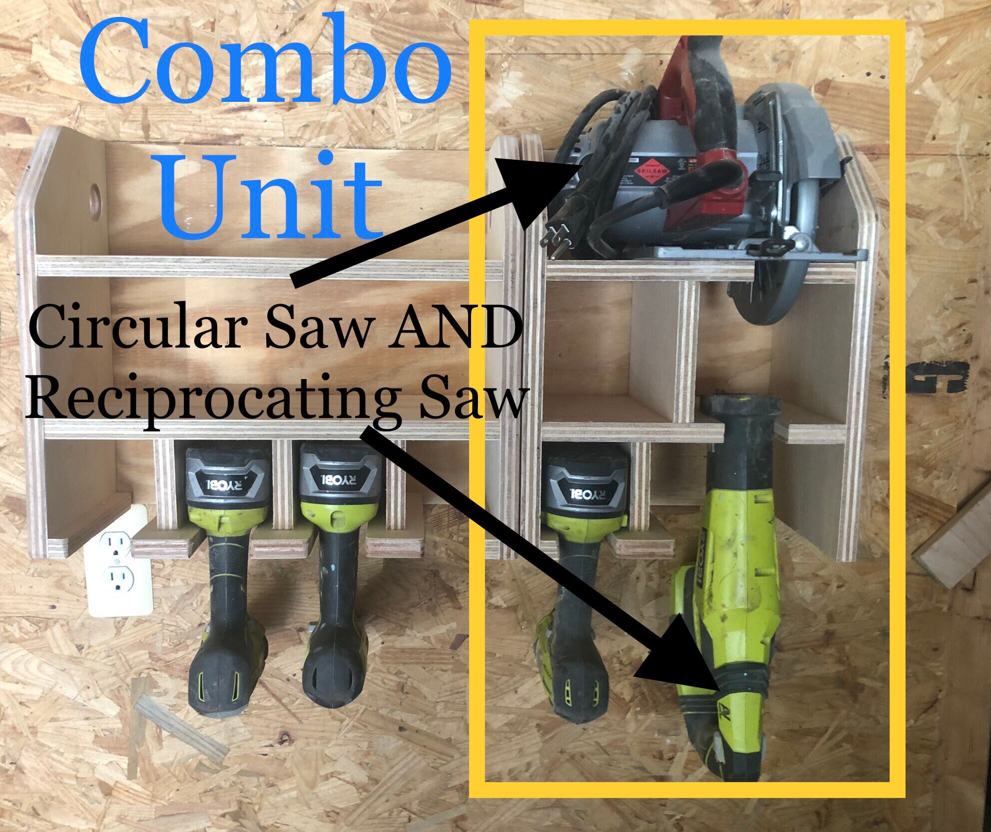 COMBO 3 Tool Battery Powered Tool Storage Unit - Etsy