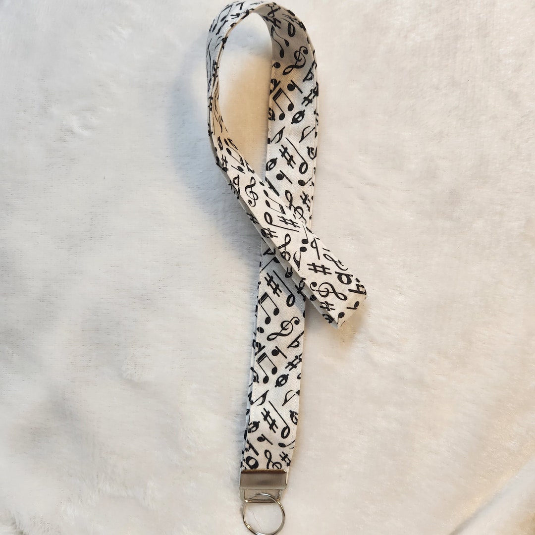 Musical Note Lanyard, Badge Holder, Keychain, Accessories, Teacher ...