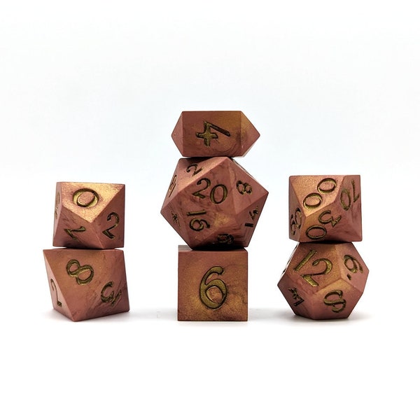 Set of 7 Piece Dice - Etsy
