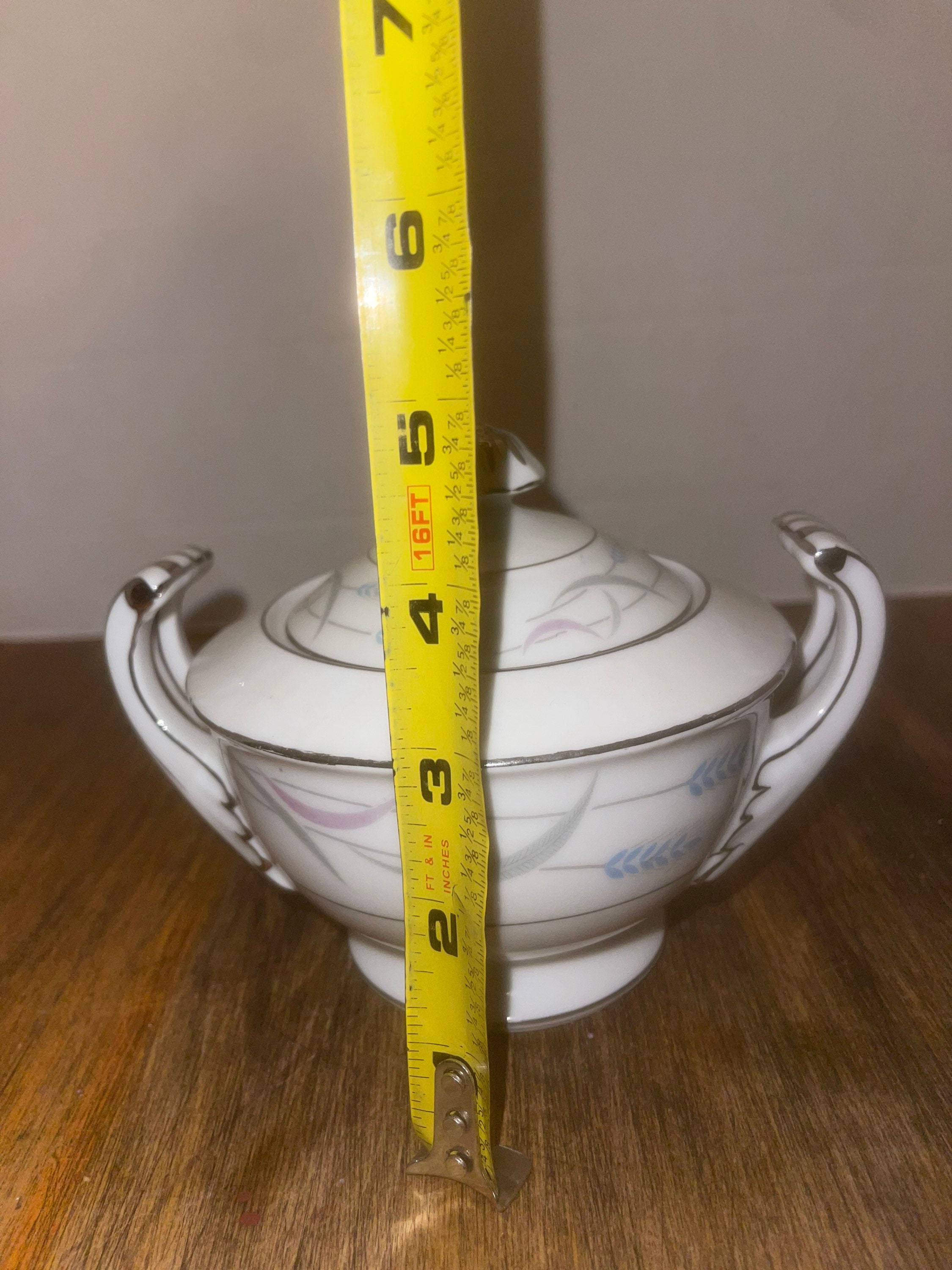 Vintage 1950s Valmont China Sugar Bowl Royal Wheat Pattern - Etsy