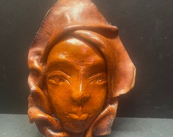 Leather Wall Mask - Etsy