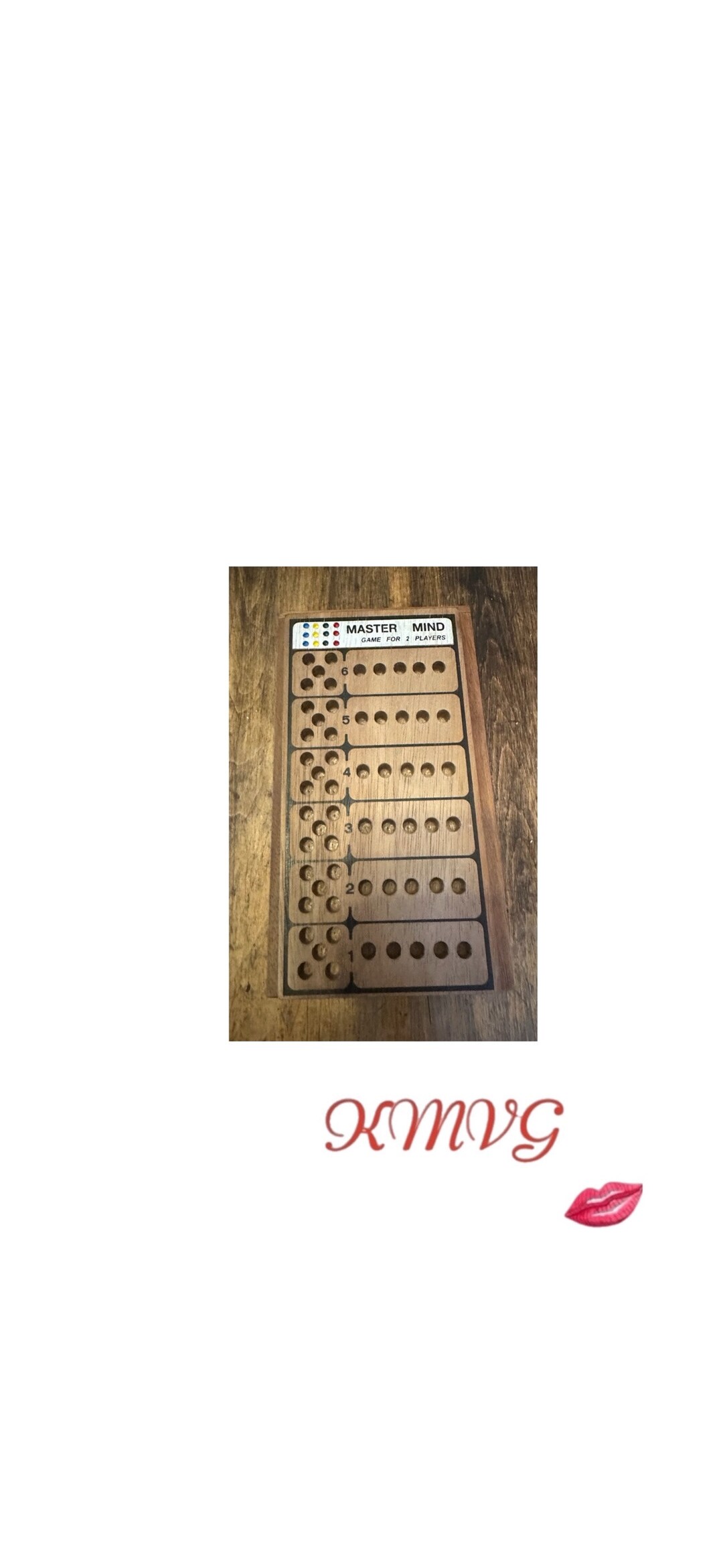 Vintage Mastermind Handmade Wooden Board Game - Etsy