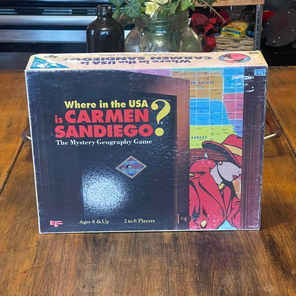 Where in the World is Carmen Sandiego Board Game - Etsy