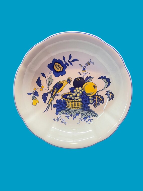 Blue Bird fine Stone by SPODE Coupe Cereal Bowl 4 - Etsy