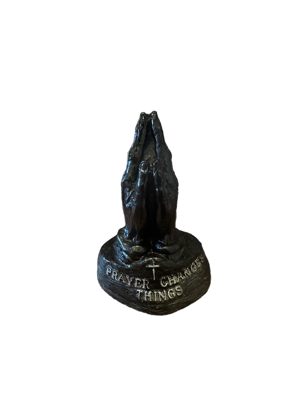 Vintage Praying Hands Figurine Handmade of West Virginia Coal - Etsy