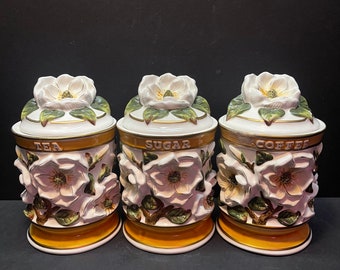 Magnolia Canisters - Etsy