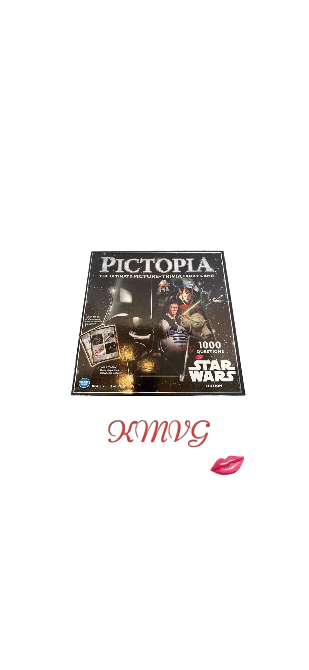 Pictopia: Star Wars Edition Trivia, Wonder Forge Games Board Game ...