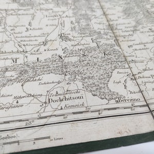 Pre-soviet Military Map Region of the Polotsk City - Etsy