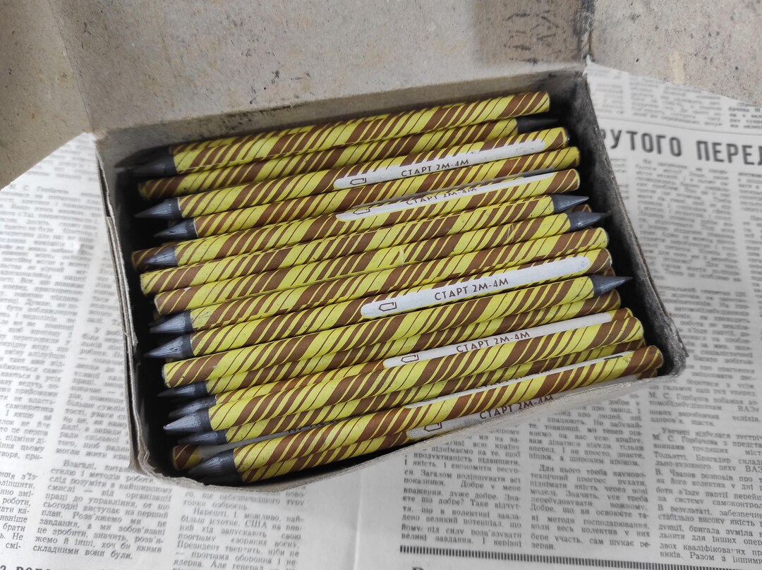 150 Soviet Vintage Pencils "start" - Etsy