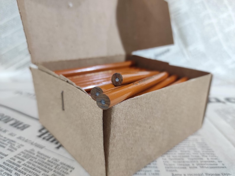100 Soviet Vintage Pencils "space" - Etsy