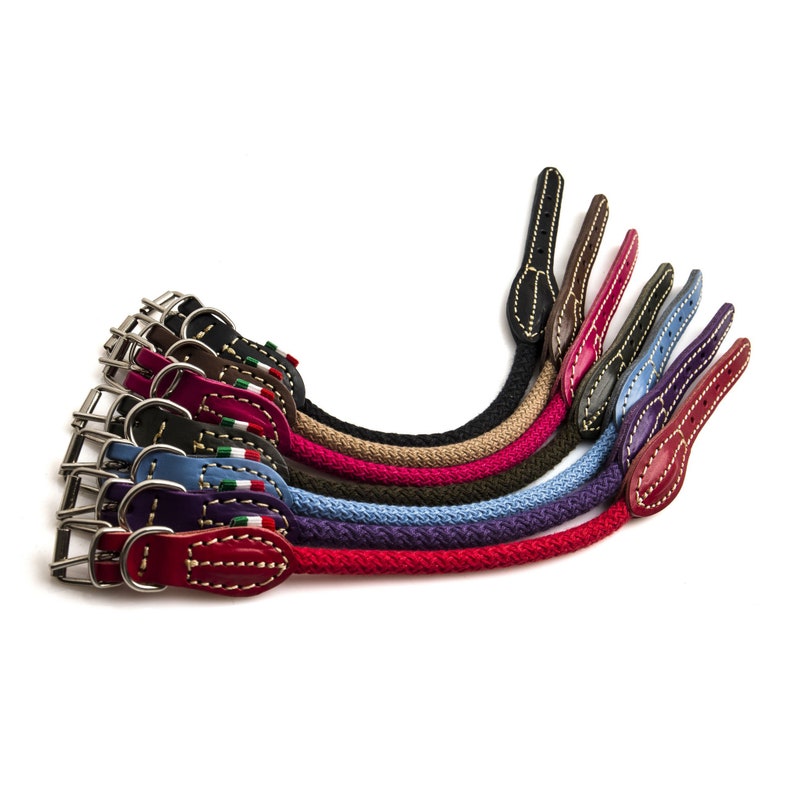 Rope Dog Collar - Etsy