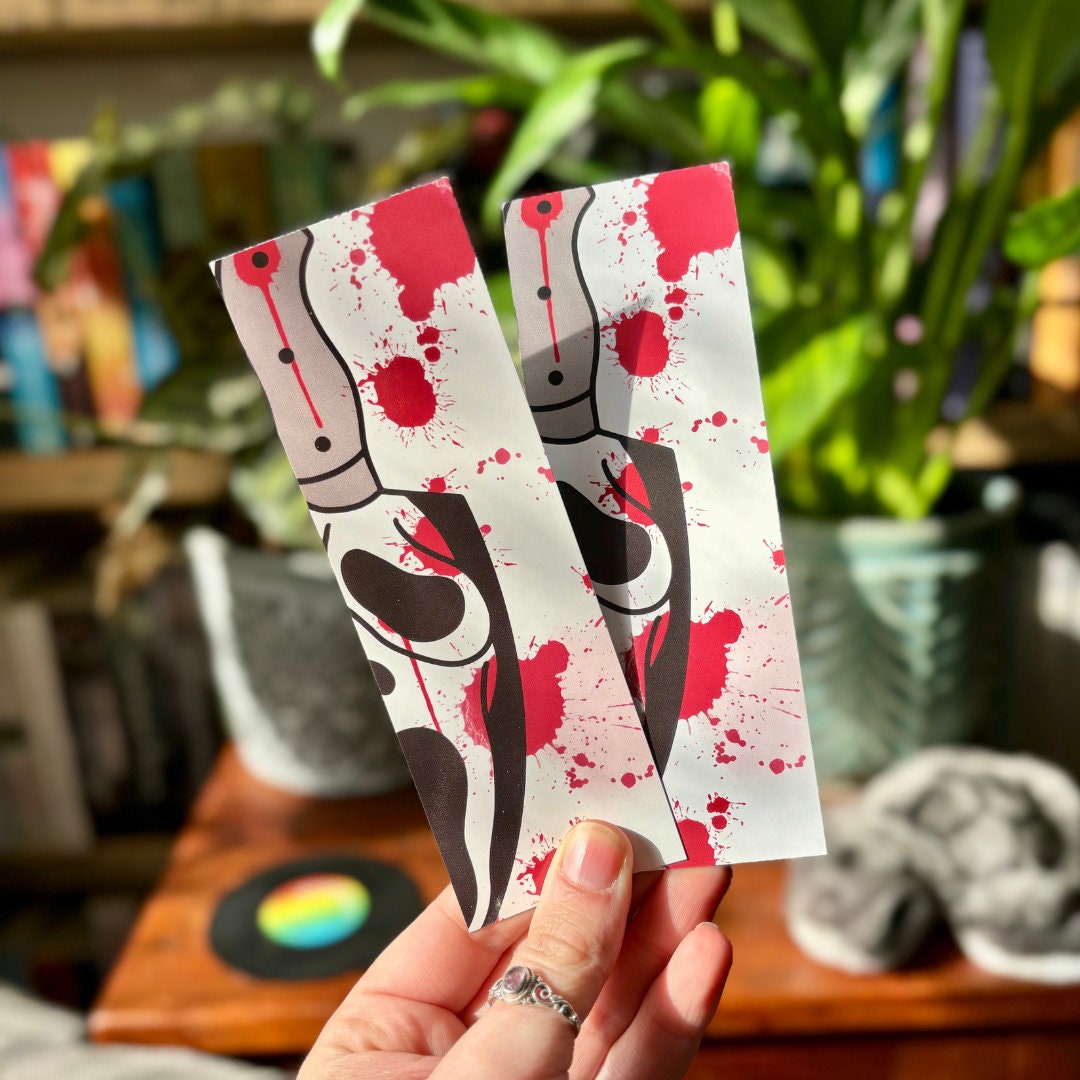 Ghostface Bookmark / Reading Gift / Bookish / Bookmark / Bookish Gift ...