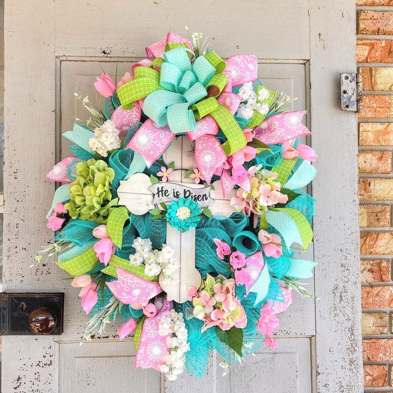 Easter Door Wreath - Etsy