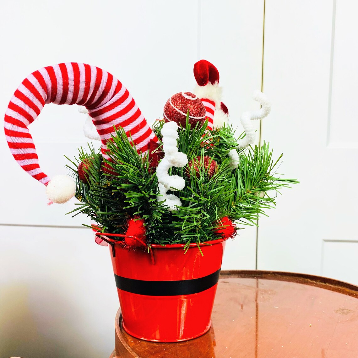 Elf Legs Centerpiece Christmas Elf Centerpiece Elf Table - Etsy