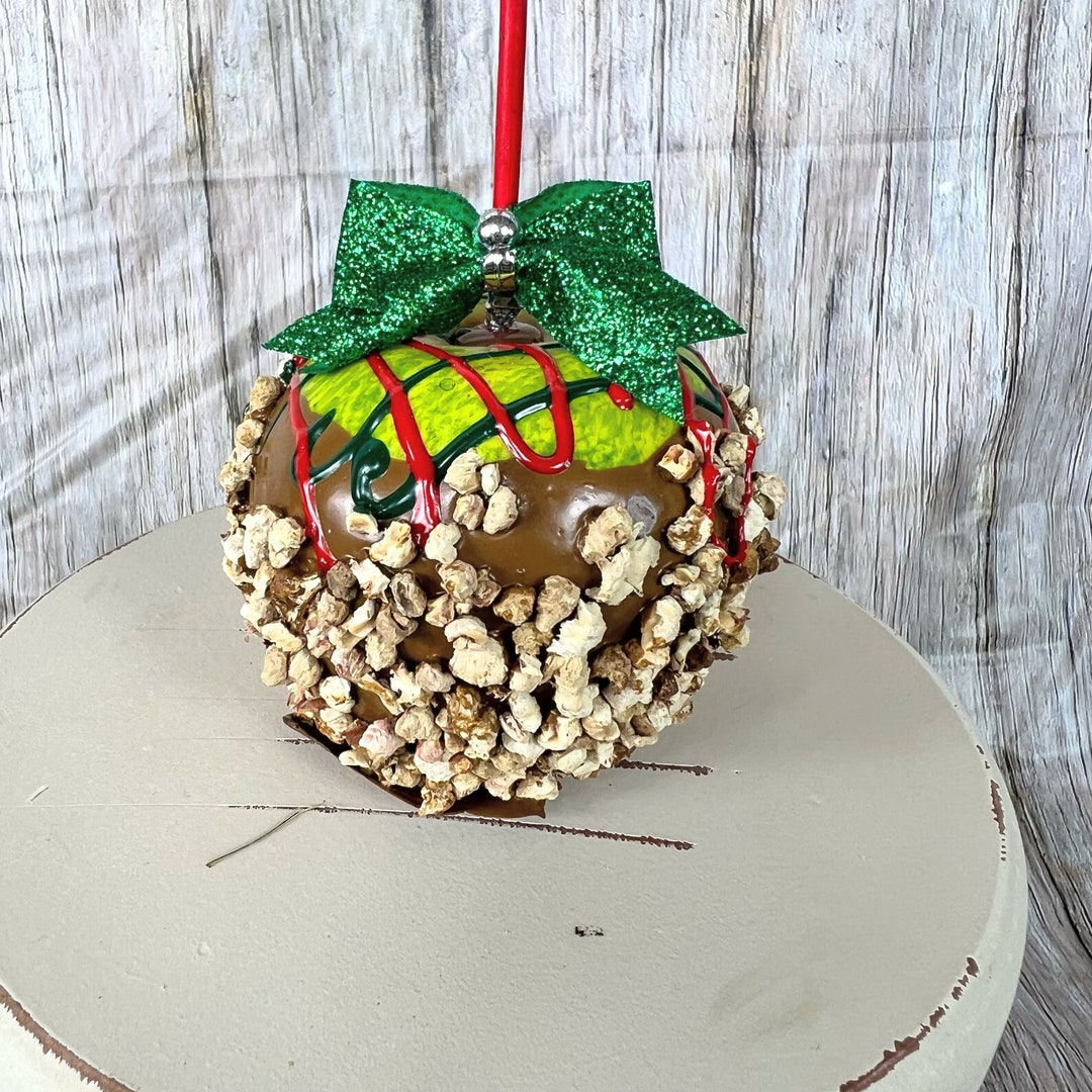 Mini Candied Apples, Christmas Tiny Candy Apple, Tier Tray Decor ...