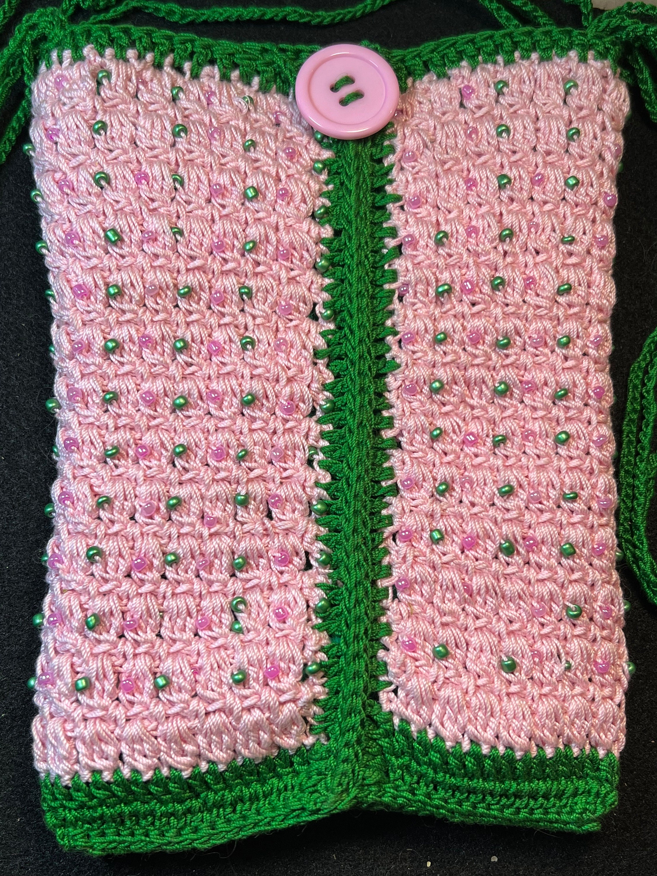 Crossbody Cellphone Pouch and Jeweled Stylus Inspired by Alpha Kappa ...
