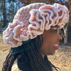Ruffled Granny Square Bucket Hat - Etsy