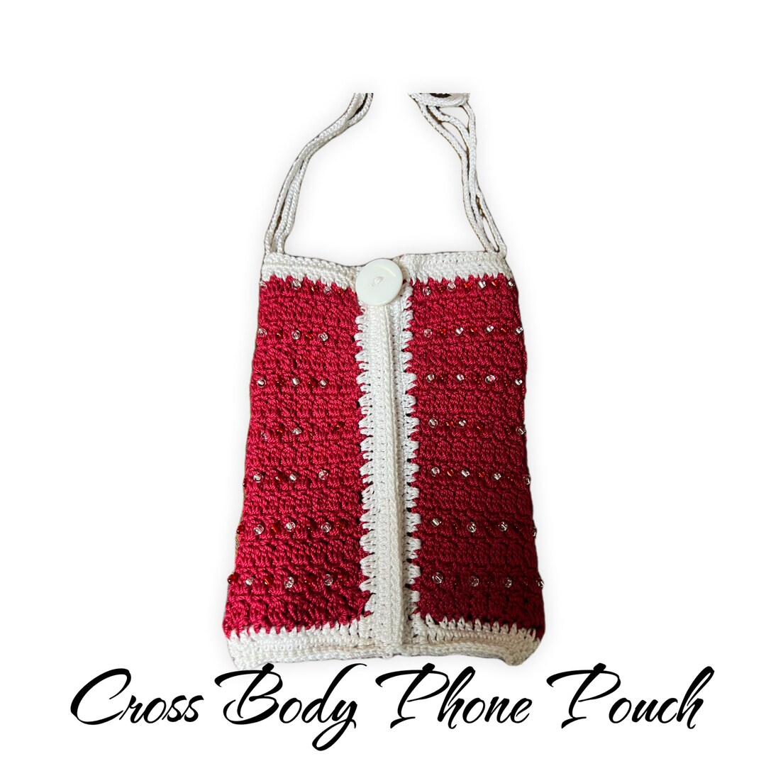 Crossbody Cellphone Pouch and Jeweled Stylus Inspired by Delta Sigma ...