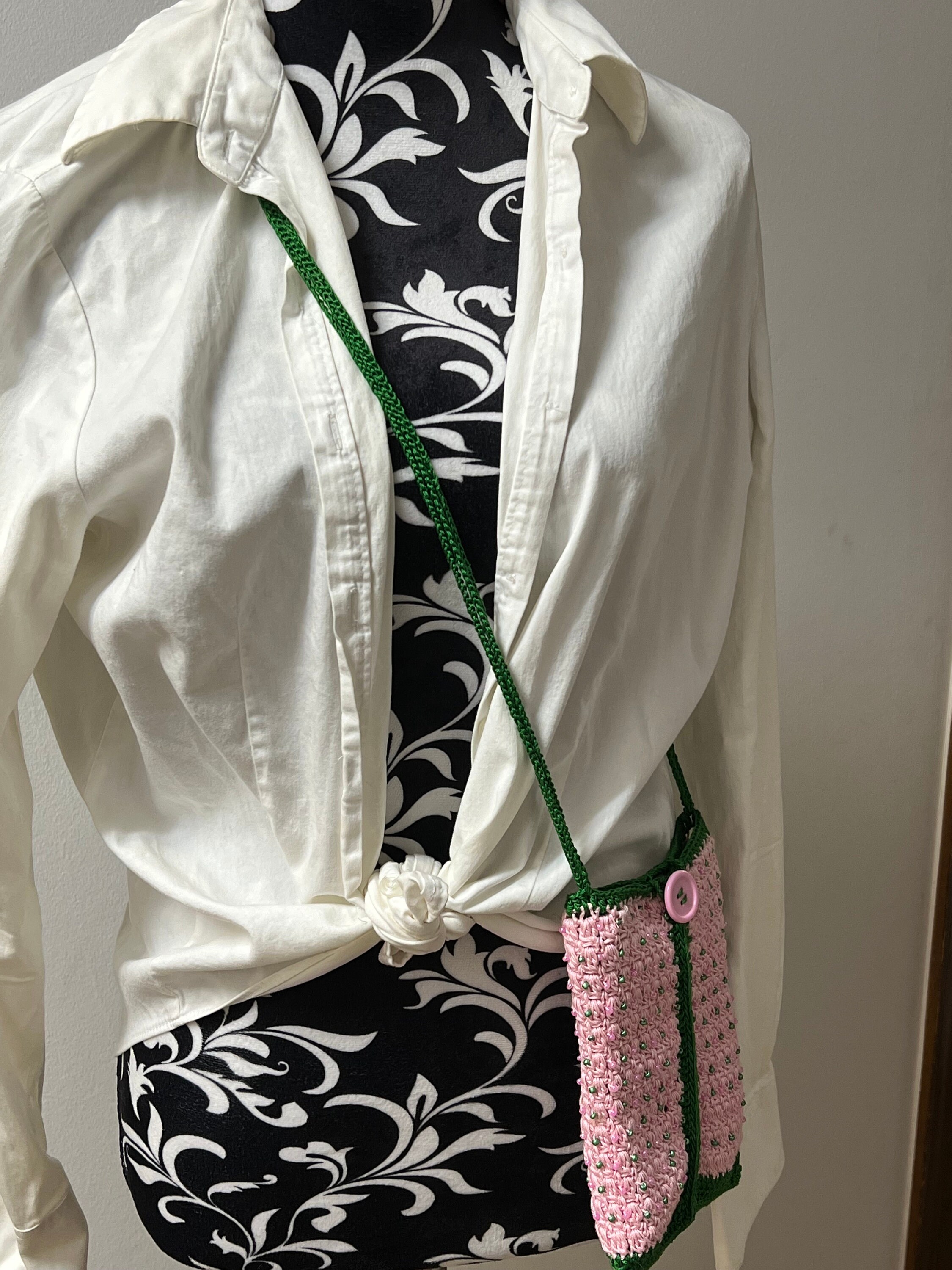 Crossbody Cellphone Pouch and Jeweled Stylus Inspired by Alpha Kappa ...