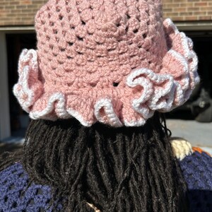 Ruffled Granny Square Bucket Hat - Etsy