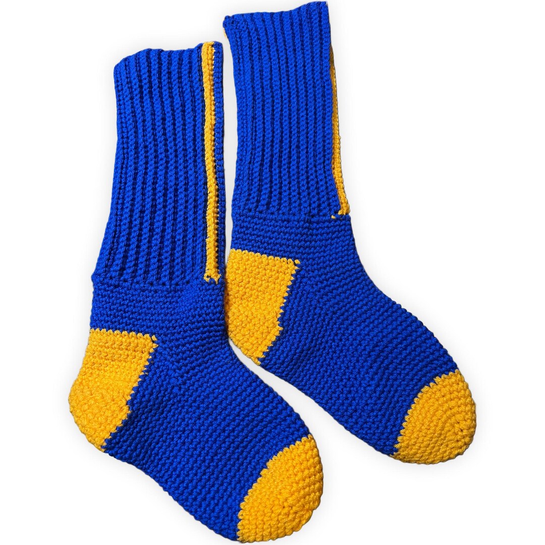 Crochet Socks Inspired by the Colors of Sigma Gamma Rho - Etsy