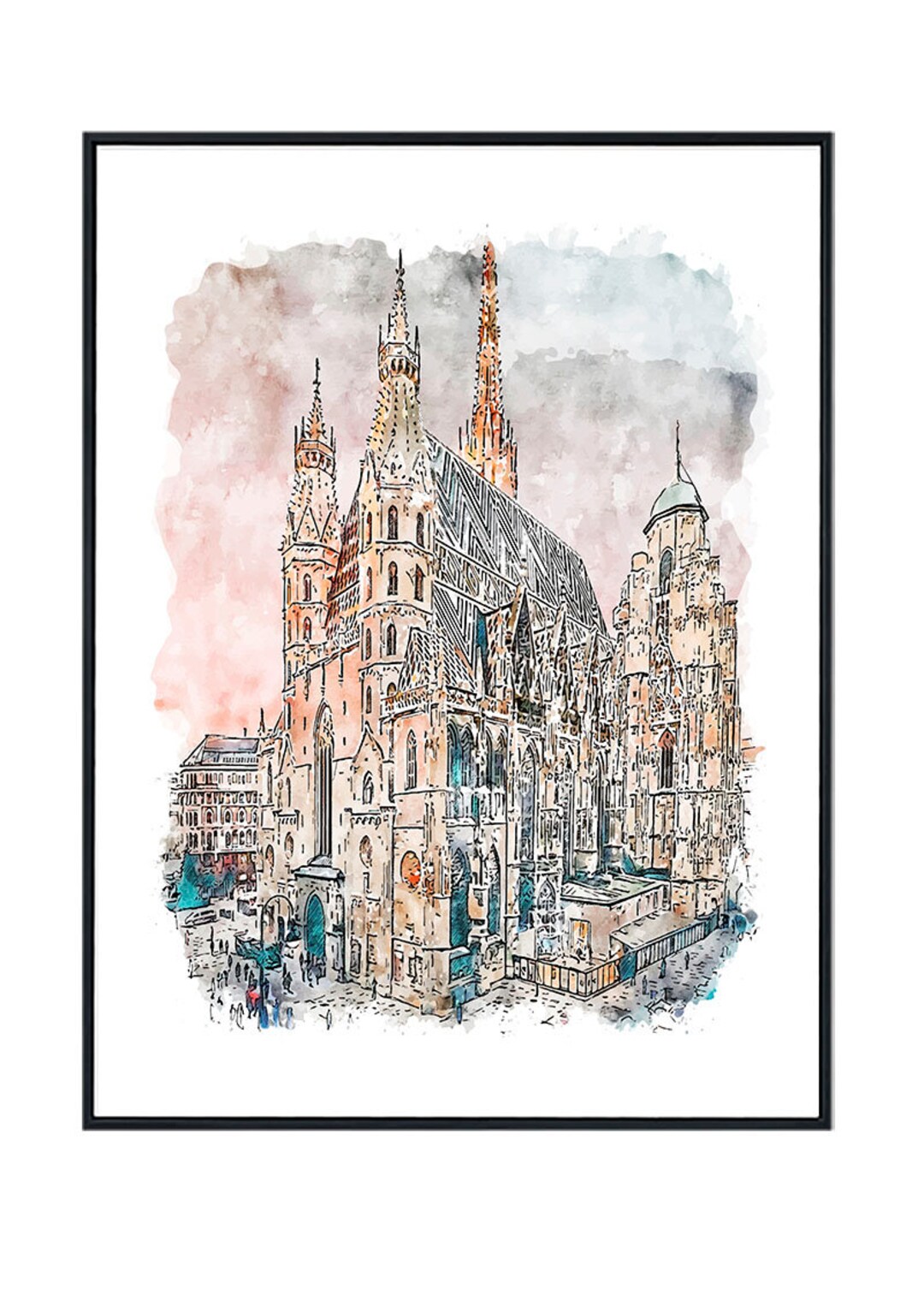 Wien Österreich Kunstdruck Reiseposter Wien Österreich Wand kunstdruck ...
