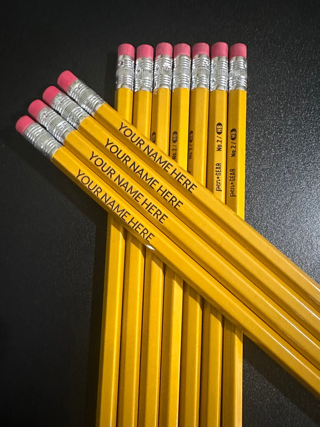 Personalized #2 Pencils - Etsy