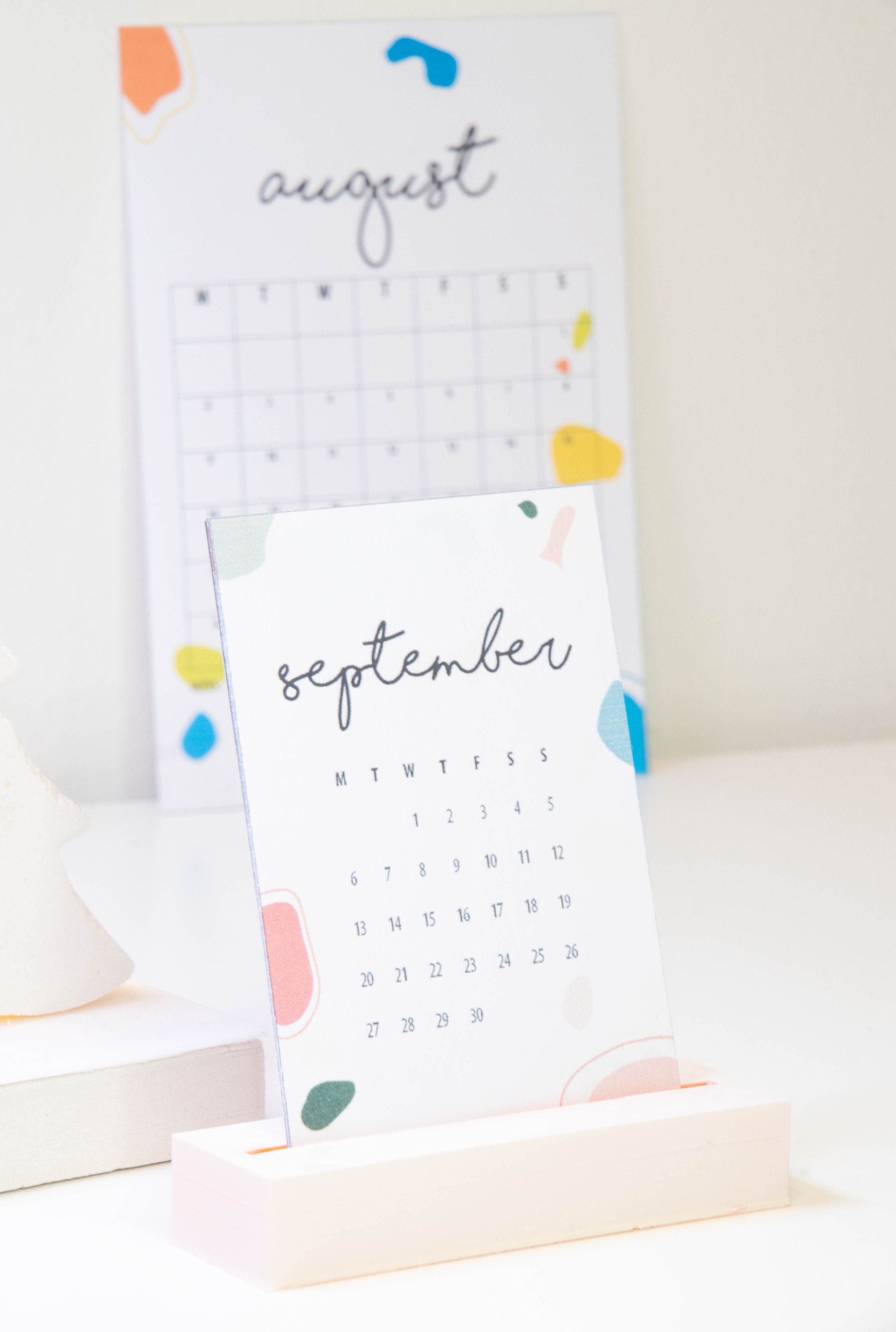 2025 A4 Wall Calendar Terrazzo Concrete Style, Digital Download for ...