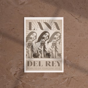 Lana Del Rey Vintage Poster and Poem Digital Download - Etsy