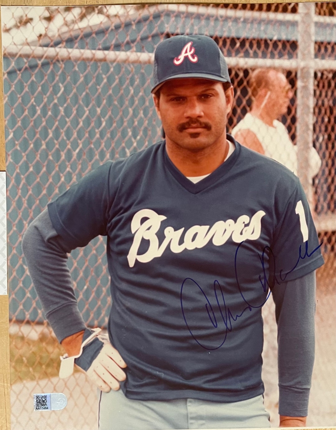 Atlanta Braves Chris Chambliss Signed 8x10 Photo AI Certified - Etsy