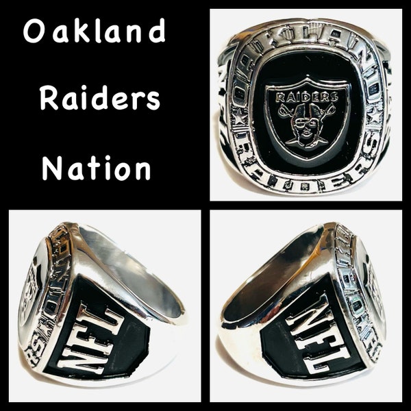 Oakland Raiders Ring - Etsy