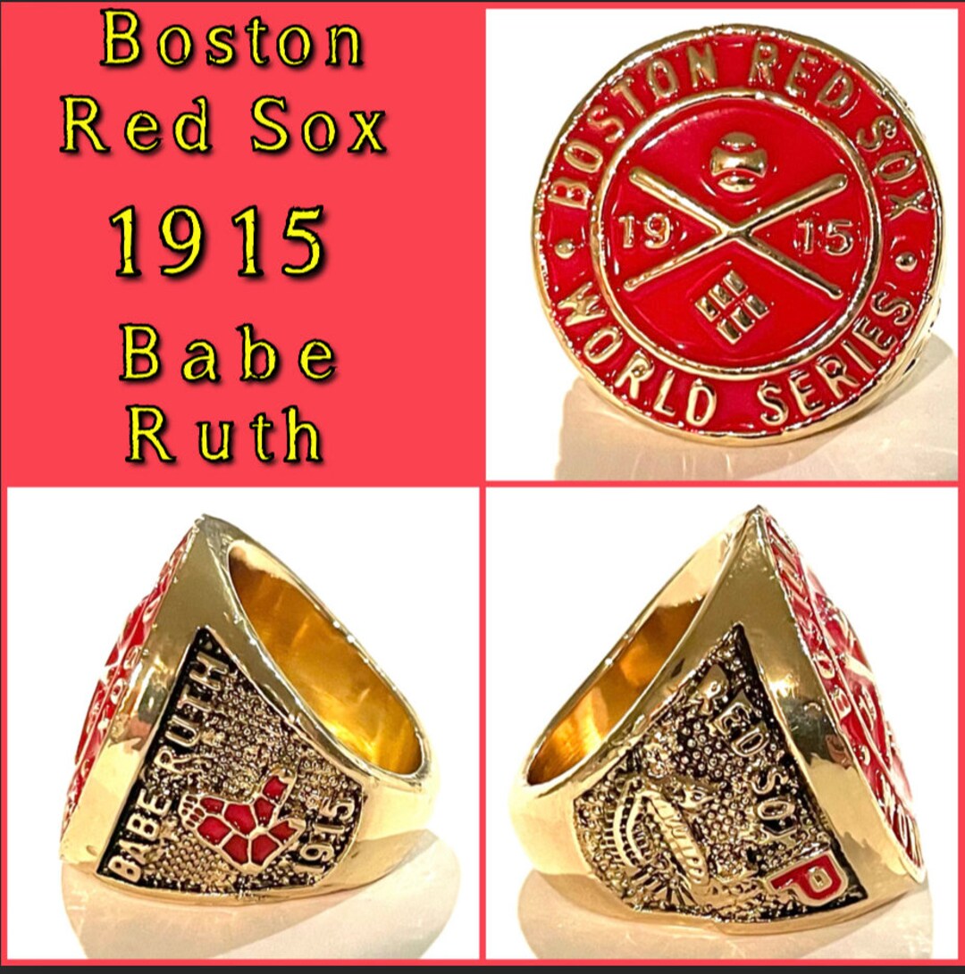 Boston Red Sox Babe Ruth 1915 Championship Ring Size 11 - Etsy