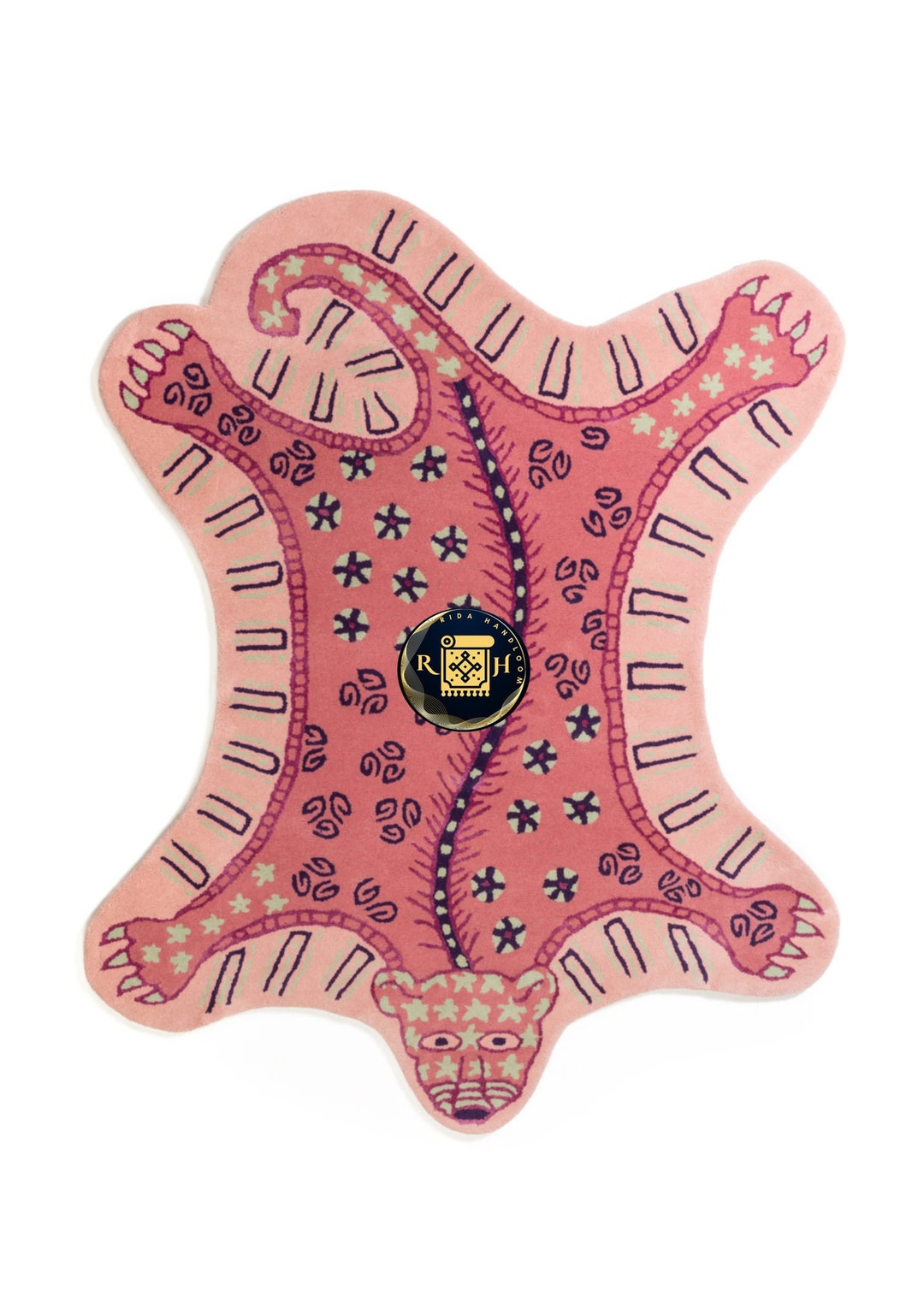 Hand Tufted Animal Skin Leopard Rug for Living Room Bedroom - Etsy