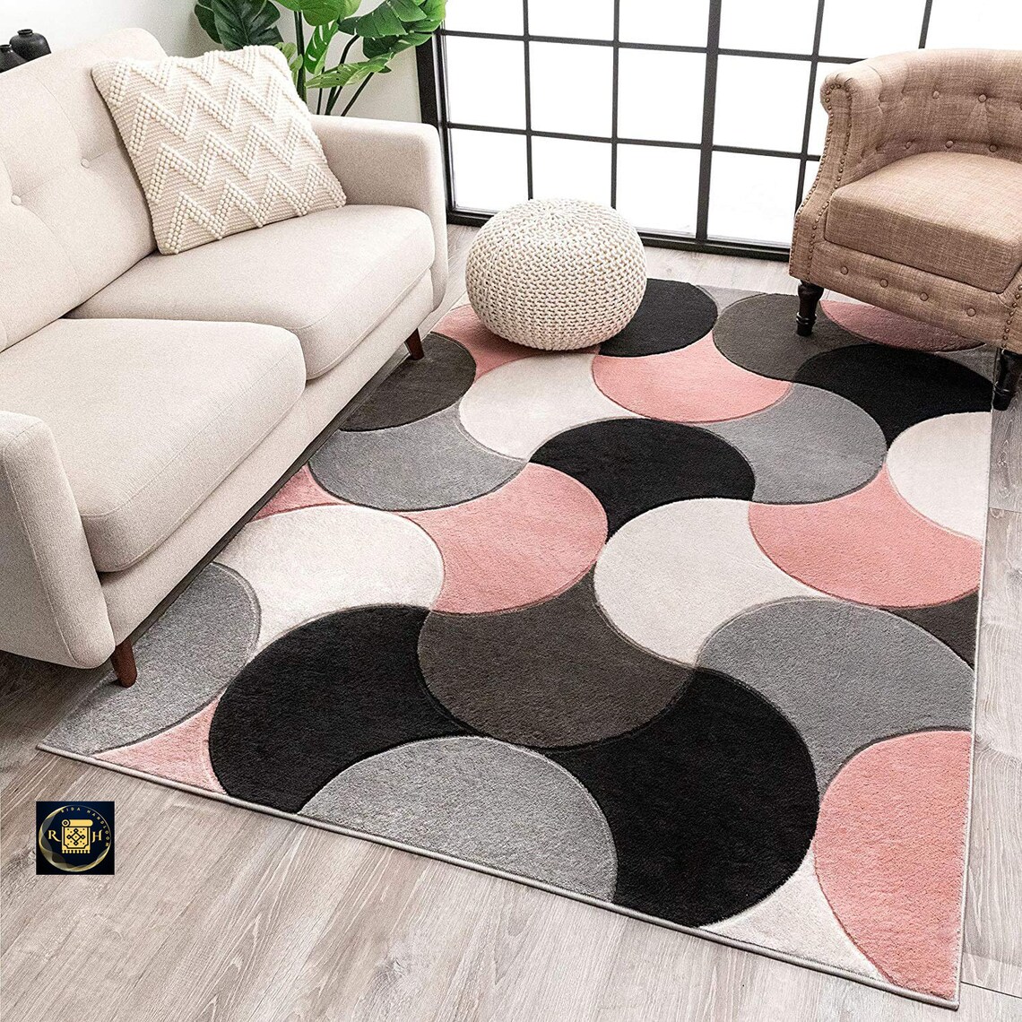 Hand Tufted Bedroom Rug Made up of Pure New Zealand Wool Anti - Etsy