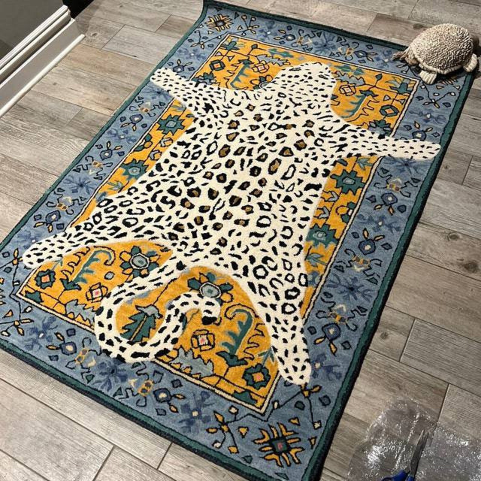 Hand Tufted Animal Skin Leopard Rug for Living Room Bedroom - Etsy