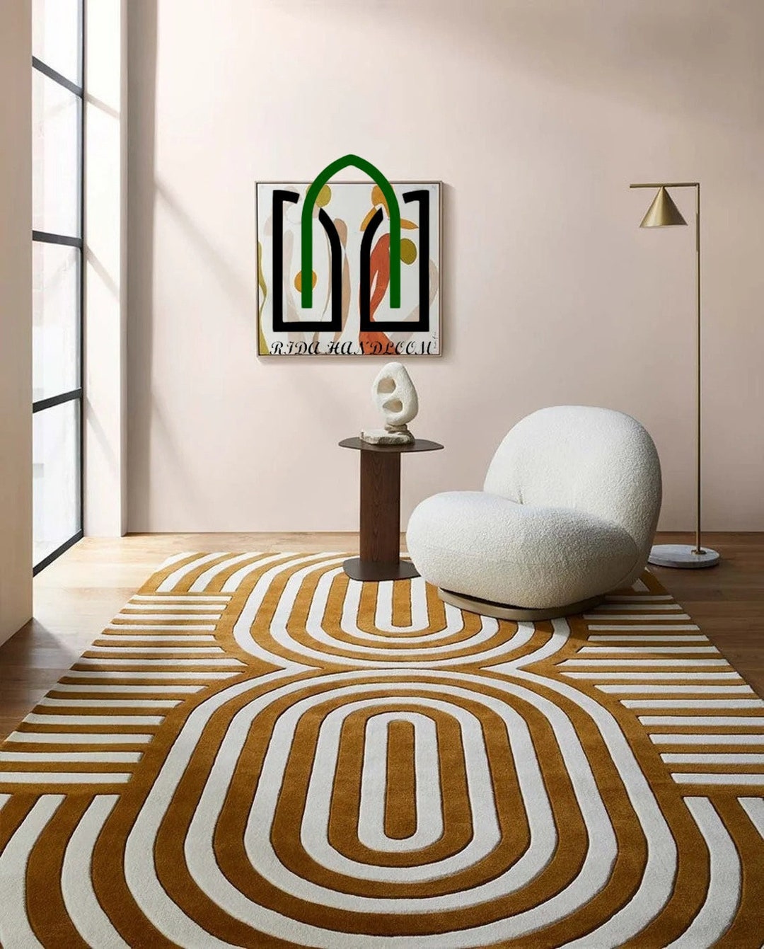 Modern Hand Tufted Area Rug High Low Handmade Carpet 100% - Etsy