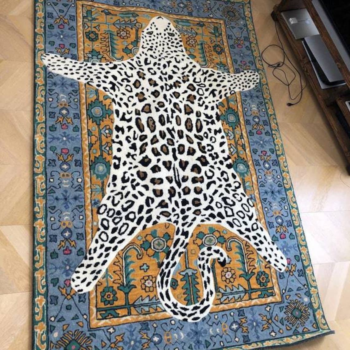 Hand Tufted Animal Skin Leopard Rug for Living Room Bedroom - Etsy