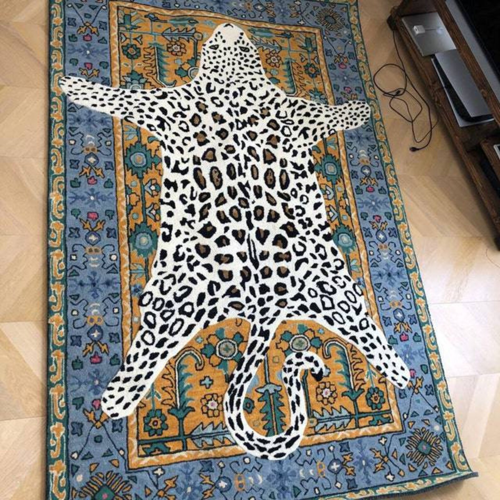 Hand Tufted Animal Skin Leopard Rug for Living Room Bedroom - Etsy
