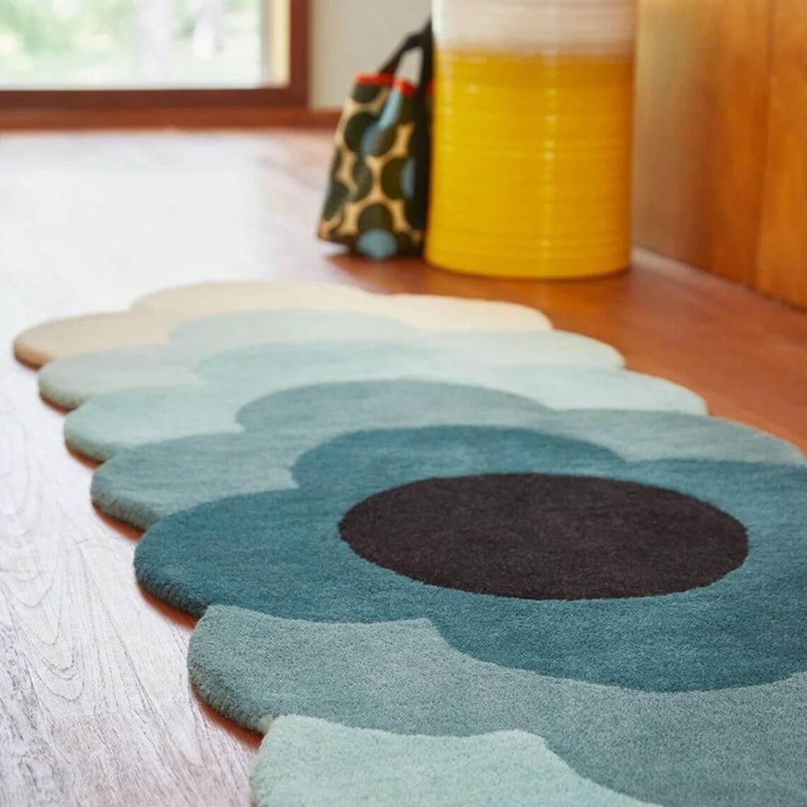 Hand Tufted Bedside Runner Rug Hand Tufted Carpet 100% Woolen - Etsy