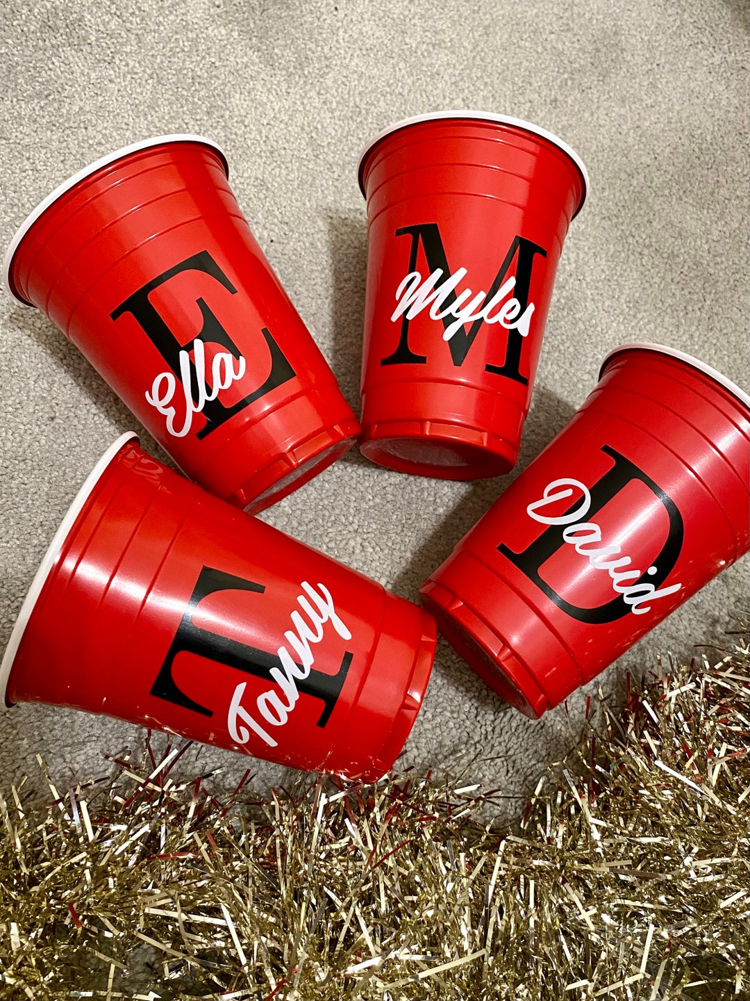 Personalised Disposable/reusable Party Cups - Etsy