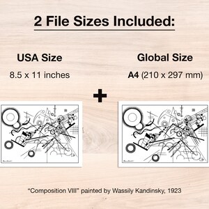 Composition VIII, Wassily Kandinsky, Famous Artist Coloring Page ...
