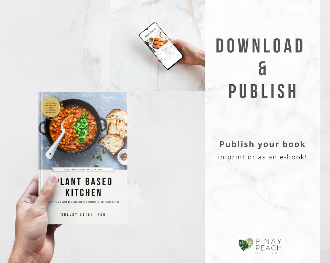 COOKBOOK Template | Family Cookbook | Recipe Book Template | Recipe ...