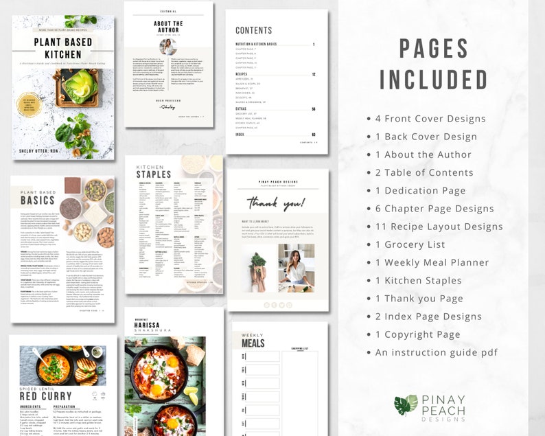 COOKBOOK Template | Family Cookbook | Recipe Book Template | Recipe ...