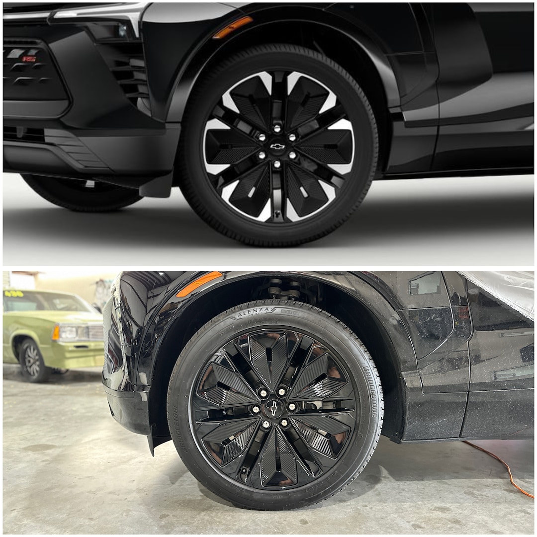 2024 Blazer EV RS | 21" Wheel Overlay | 4 Wheel Kit | Blackout Kit4 - Etsy