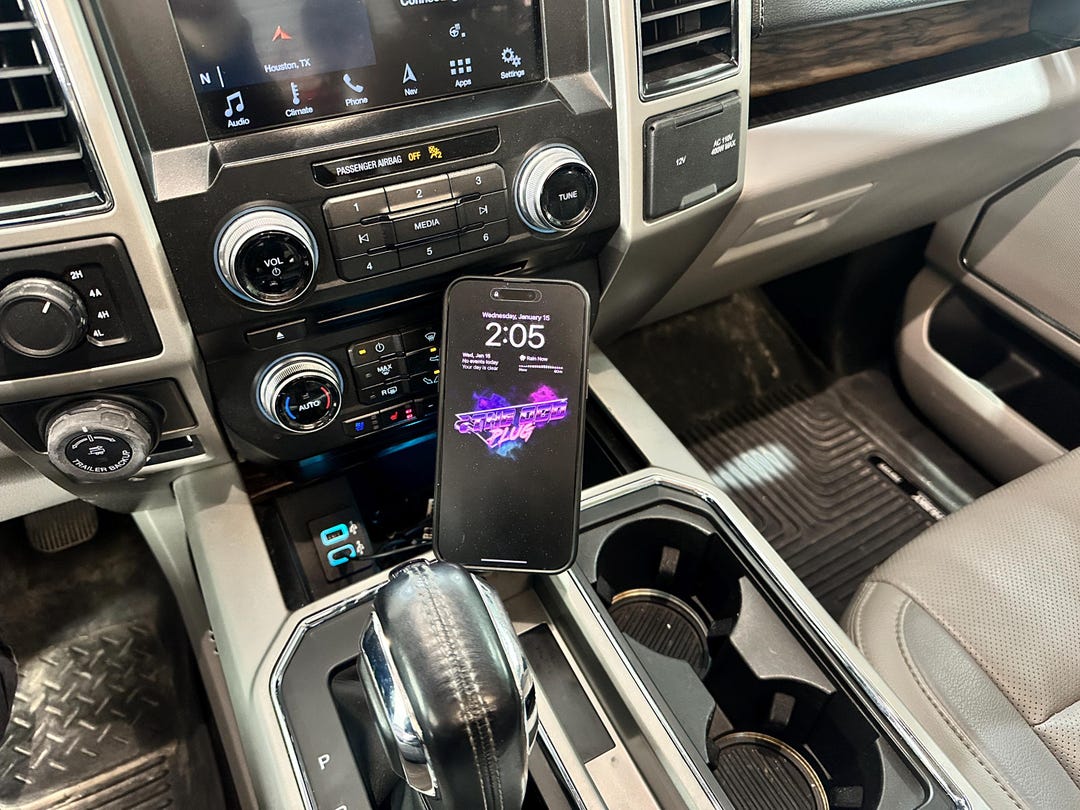 2015-2020 F150 Mag Safe Wireless Charging Mount (charger INCLUDED) - Etsy