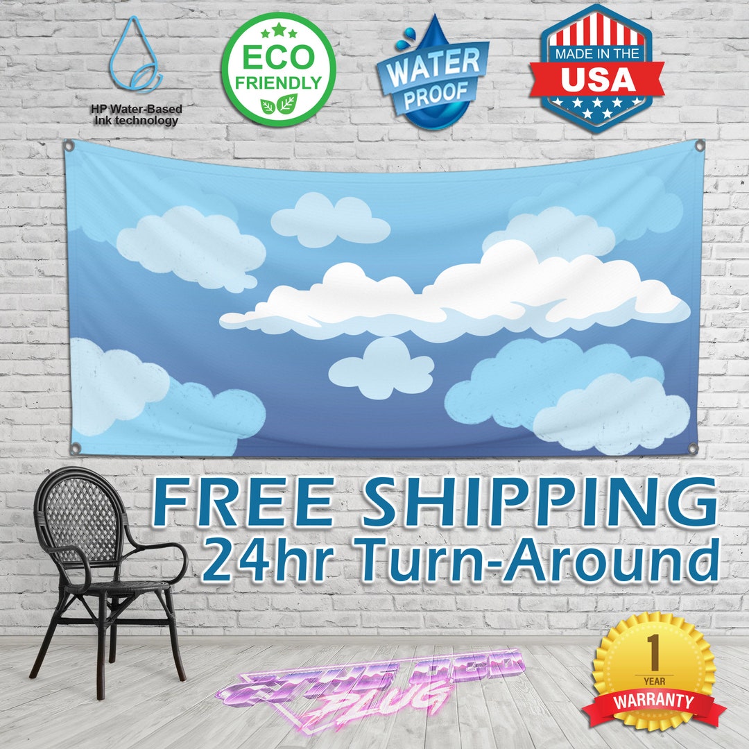 Cloud Backdrop Banner, Event, Celebration, Party, Wedding, Background ...