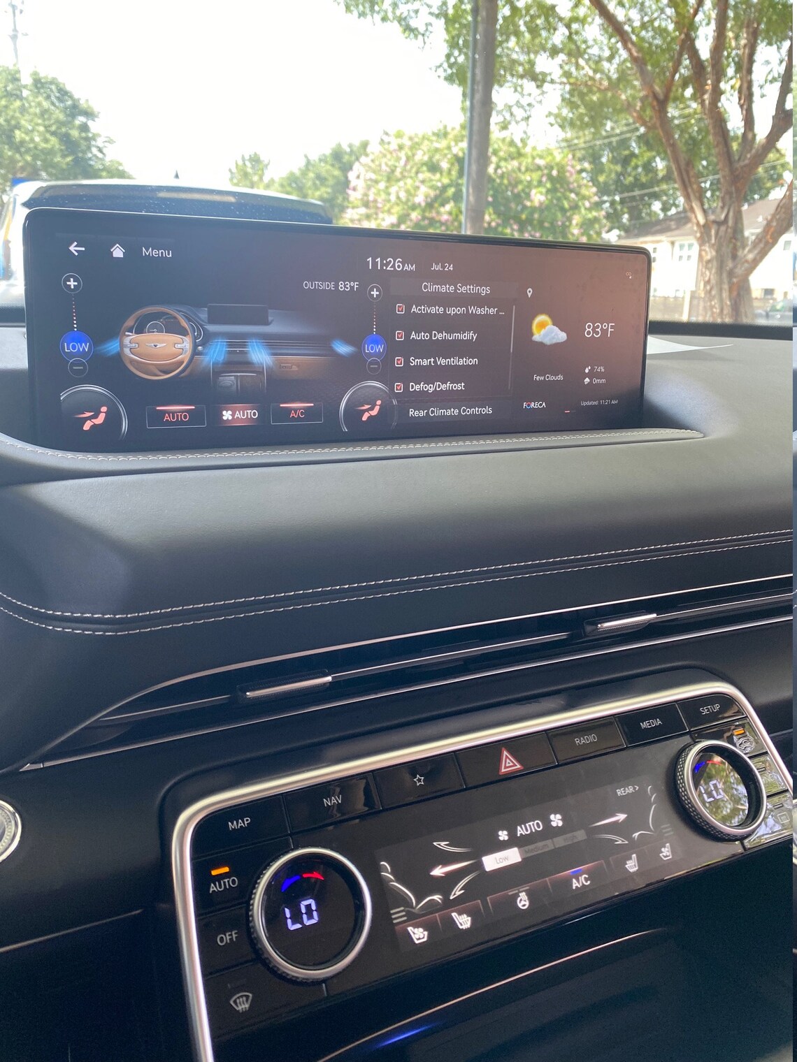 2021 Genesis GV80 GV70 G80 Matte Finish Screen Protector Kit | Etsy