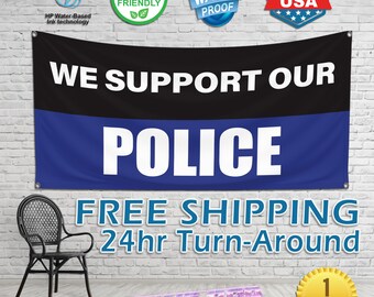 Custom Police Banner, Police Car Garland - Etsy